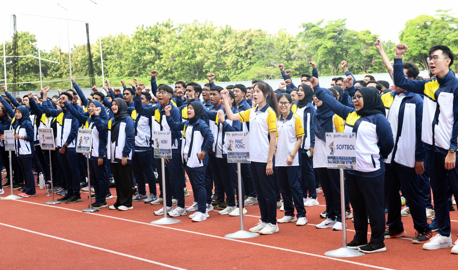 317 UUM Athletes Eager to Compete in SUKIPT Challenge – UUM TODAY