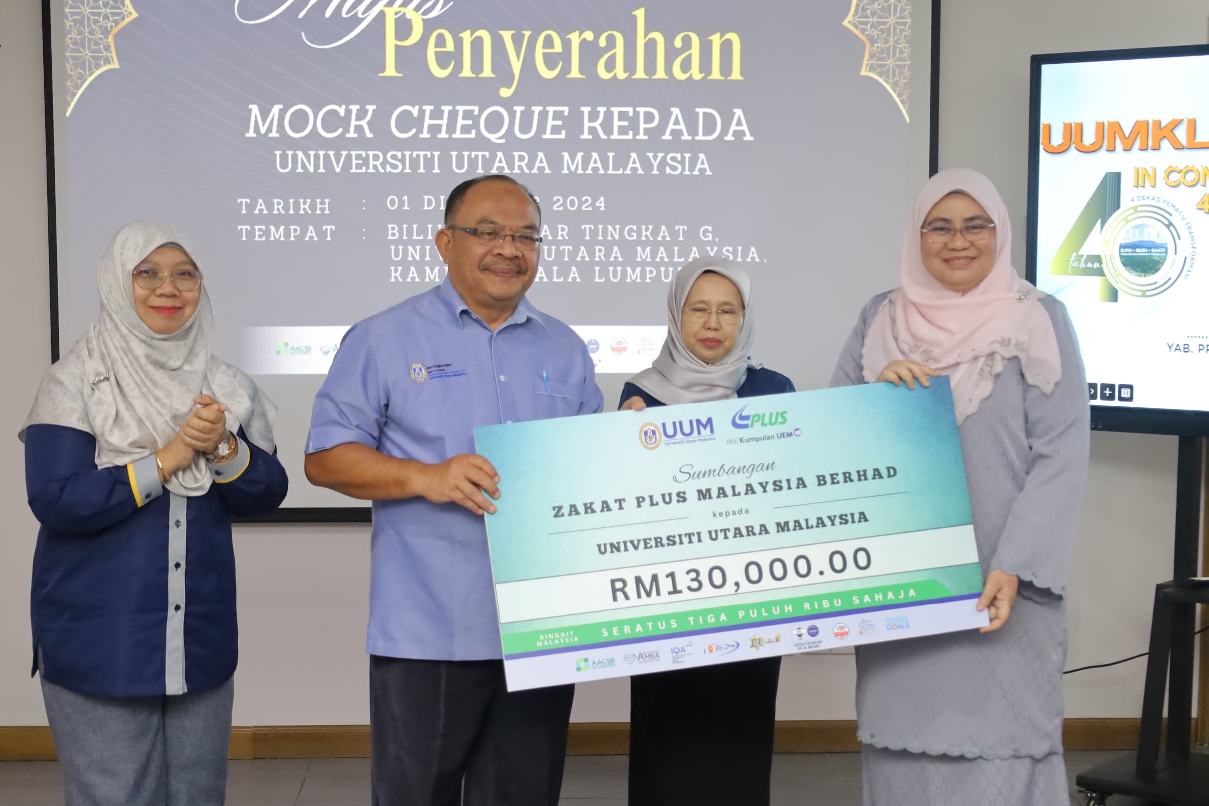 UUM Receives RM775,000 in Donation – UUM TODAY