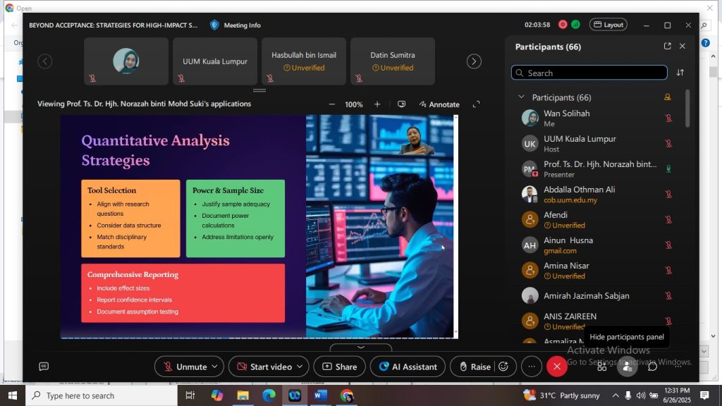 UUMKL ignites research excellence with inspiring publishing masterclass ...
