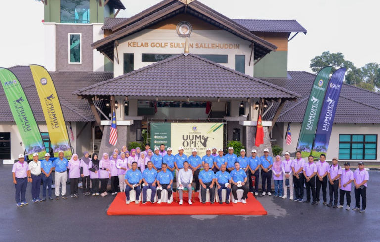 HRH Tuanku Raja Muda of Kedah Officiates the UUM Open Golf Tournament ...
