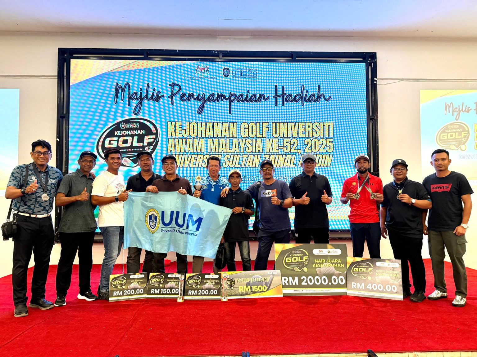 UUM Golf Team Shines as Runner-Up in the 52nd Public University Golf ...