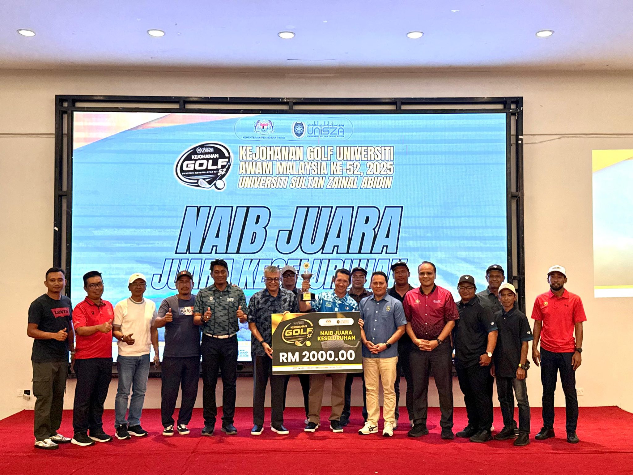 Pasukan golf UUM Naib Juara di kejohanan Golf Universiti Awam ke-52 ...