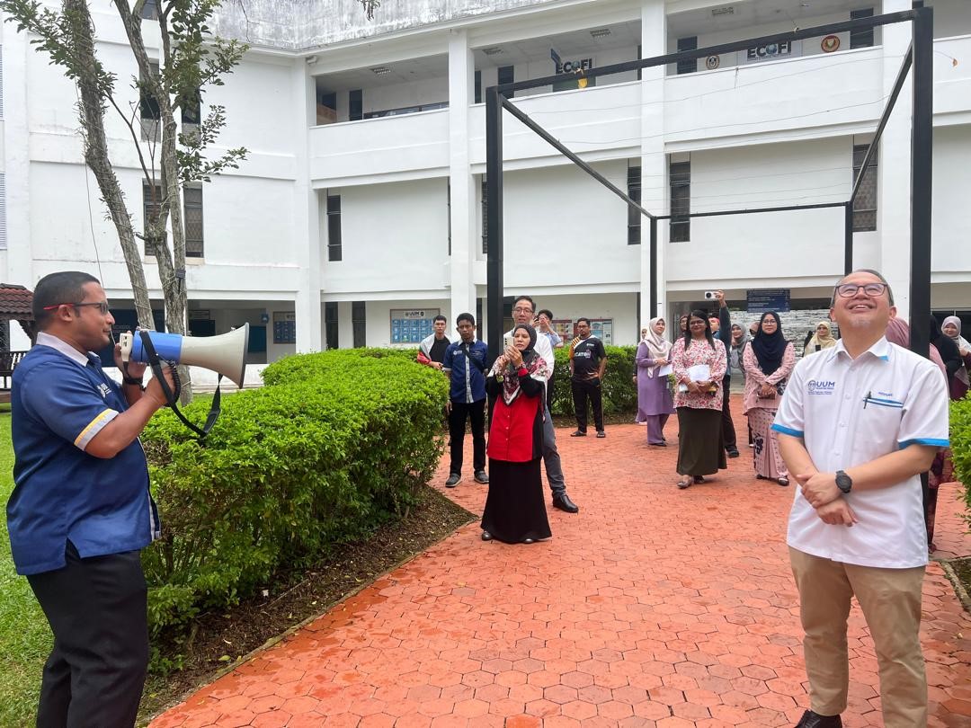 SEFB dan IBS bergabung jalani latihan kebakaran (Fire Drills) – UUM TODAY
