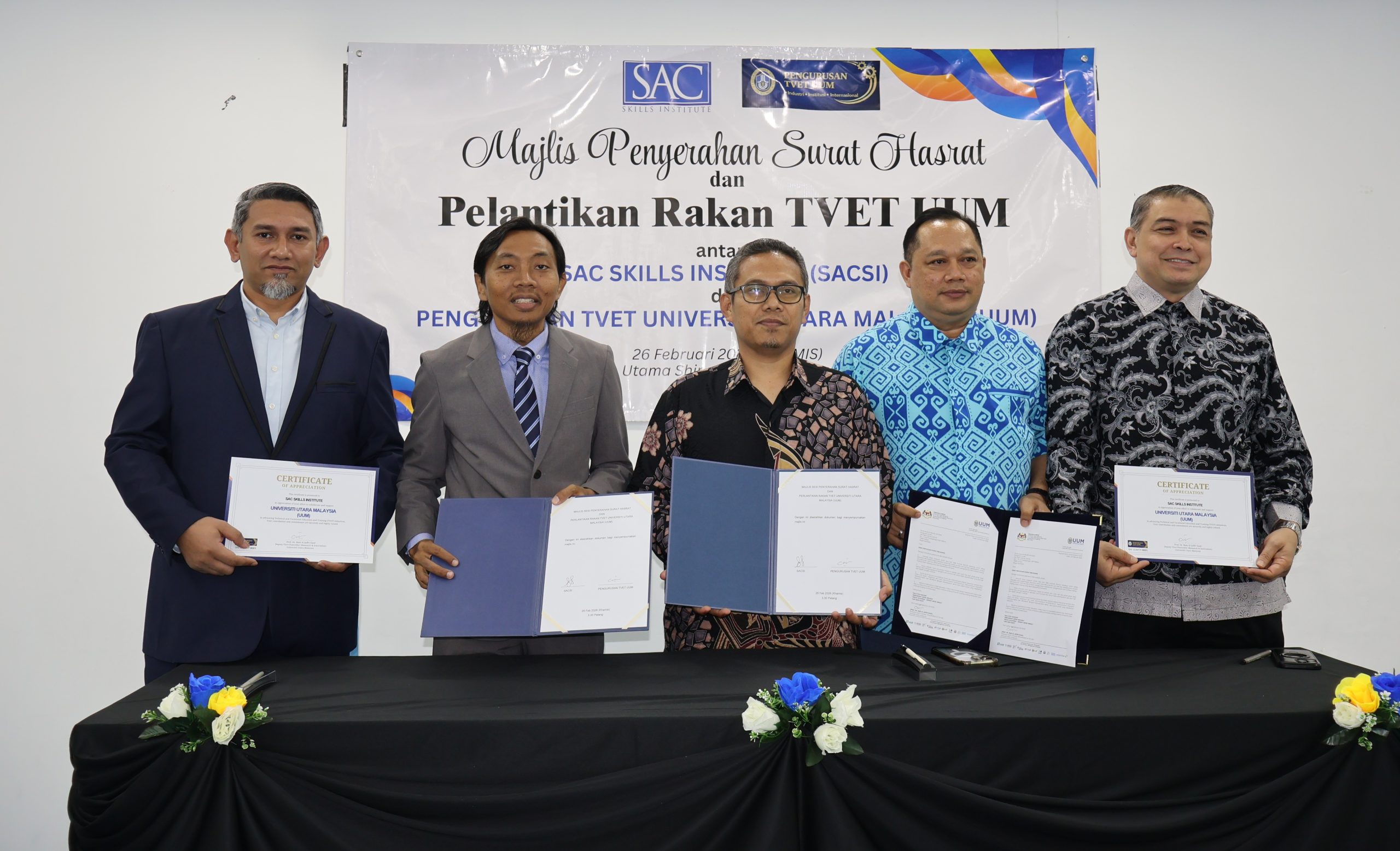 SAC Skills Institute perkukuh kerjasama strategik TVET bersama UUM ...